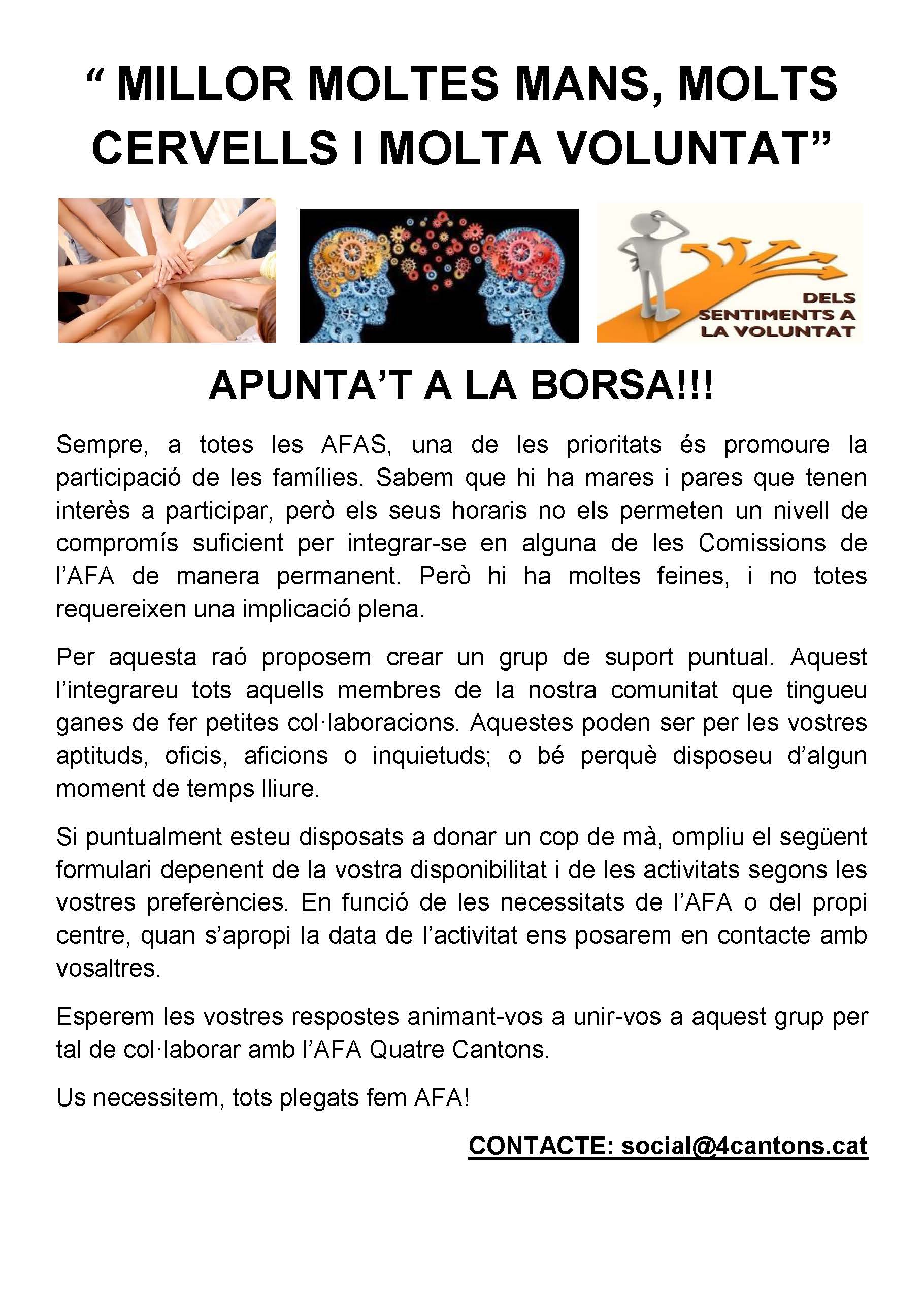 C. Social i de Diversitat | El Blog de l'AFA de l'Institut Quatre Cantons